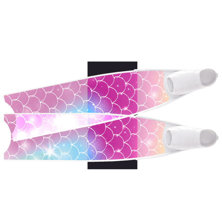 Limited Edition Semitransparent - Mermaid Bi-Fins – Apnea42 Freediving